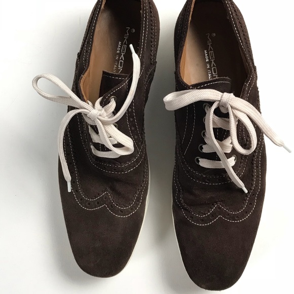 Mike Konos | Shoes | Mike Konos Brown Suede Shoes | Poshmark